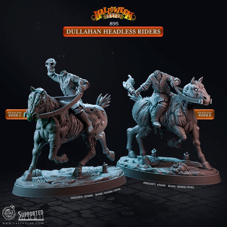Dullahan Headless Riders by Cast N Play (halloween Season) - Etsy