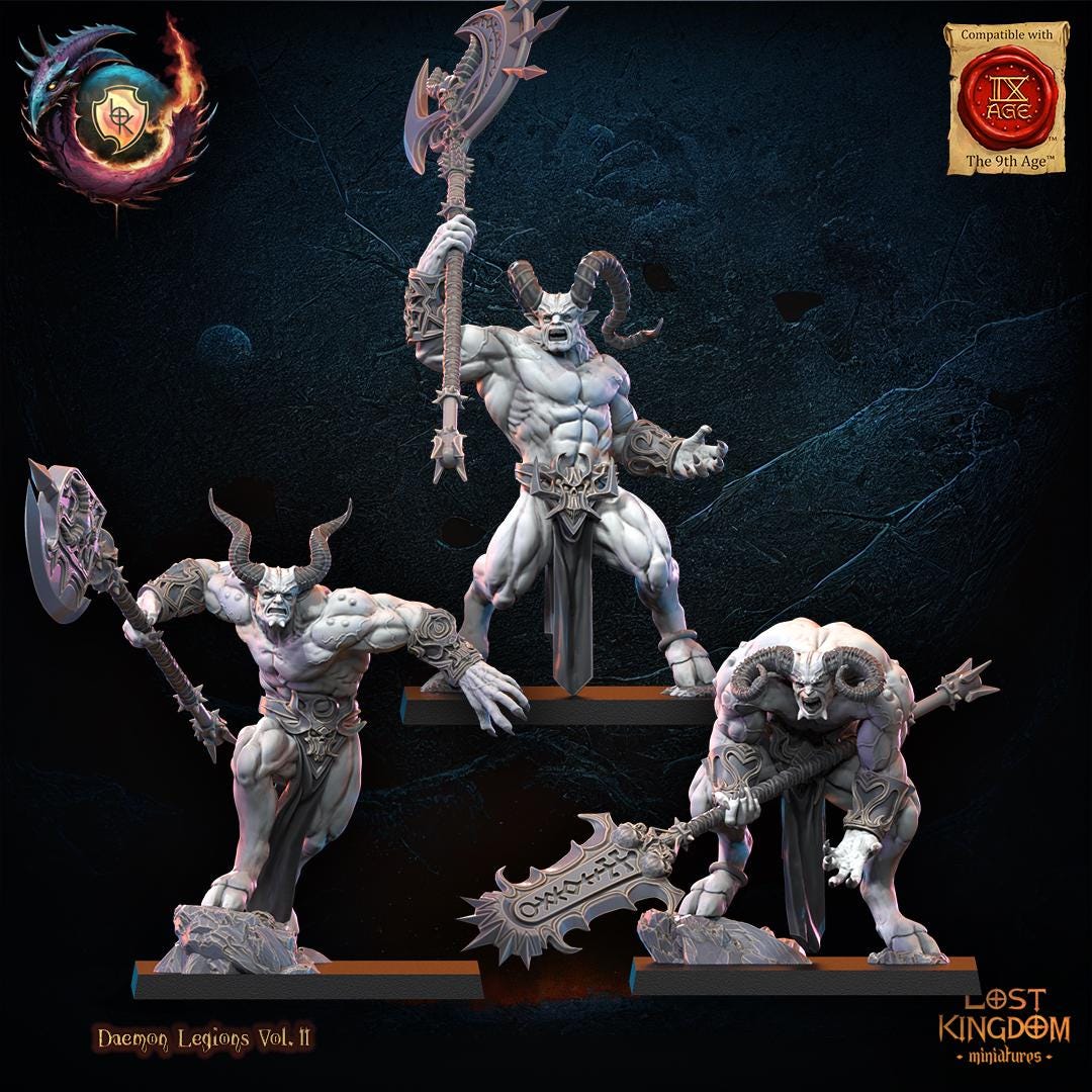 Daemon Legions - Clawed Fiends by Lost Kingdom Miniatures - Etsy