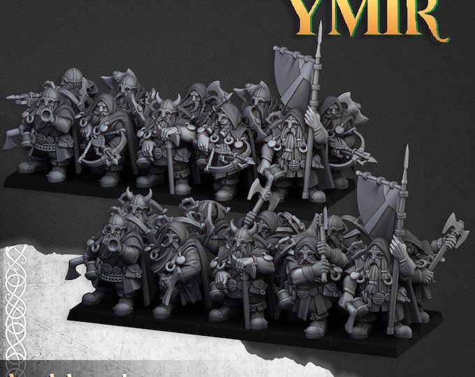 Sons of Ymir - Dwarven Rangers Unit by Highlands Miniatures - Etsy