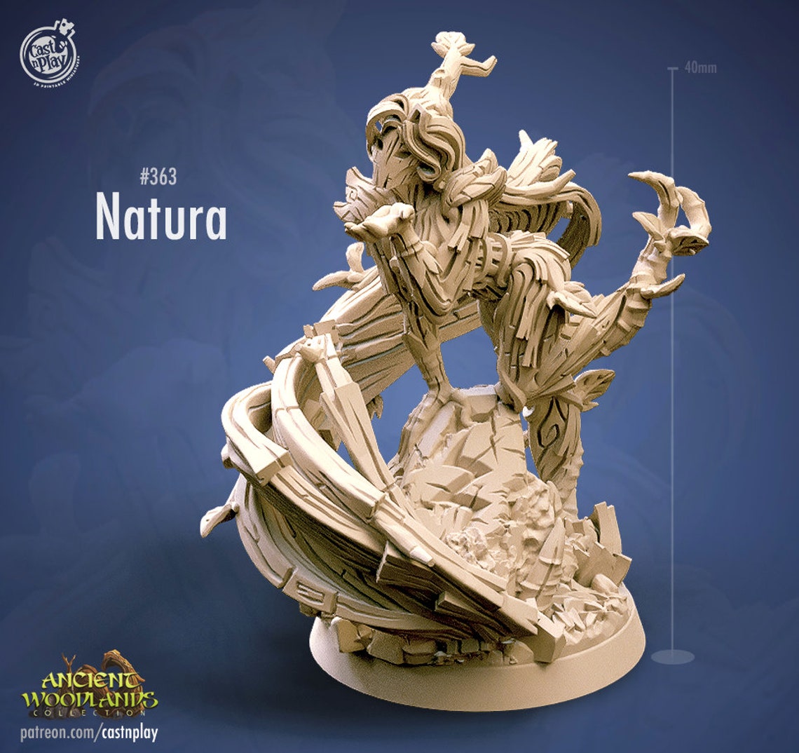 Natura Cast N Play Ancient Woodlands 3d Printed Miniature - Etsy