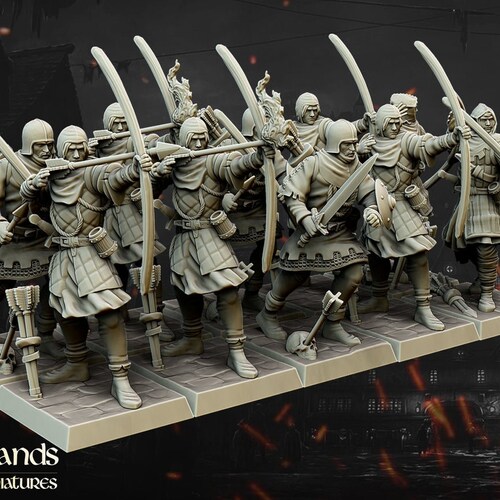 Men at Arms Unit by Highlands Miniatures - Etsy