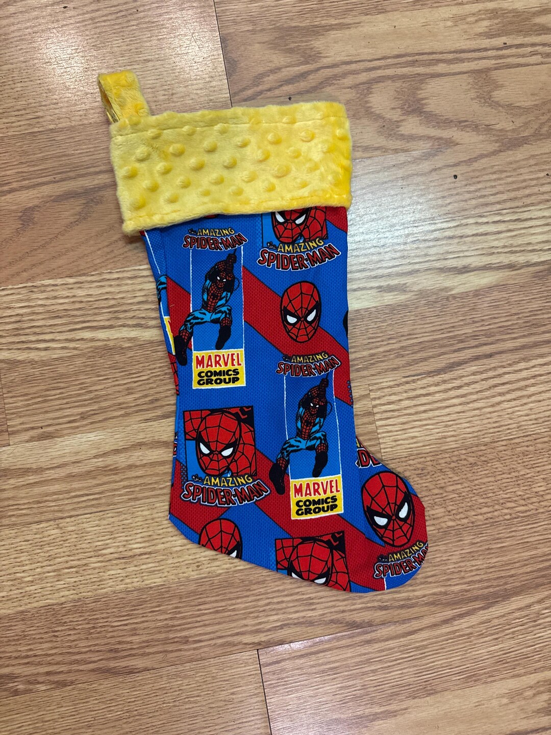 Spider-man Stocking. Please Specify Which Color Top Shown You Would ...