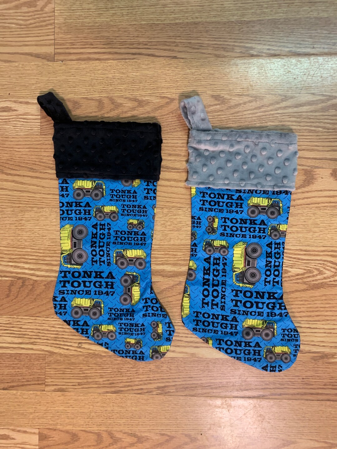 Tonka Truck Stockings. Please Specify Which Color Top Shown You Would ...