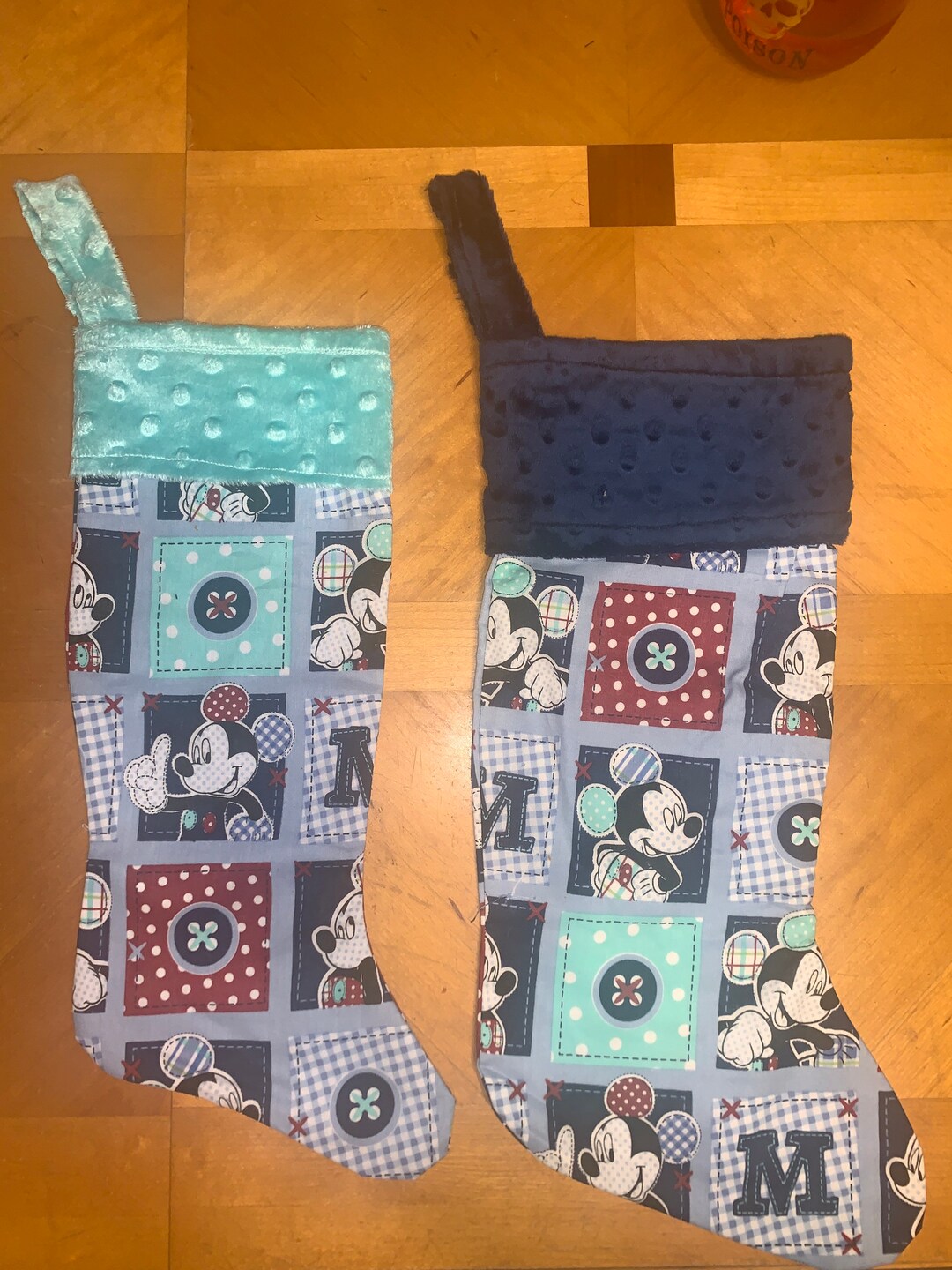 Mickey Mouse Stockings. Please Specify Which Color Top and Style Shown You Would Like. - Etsy