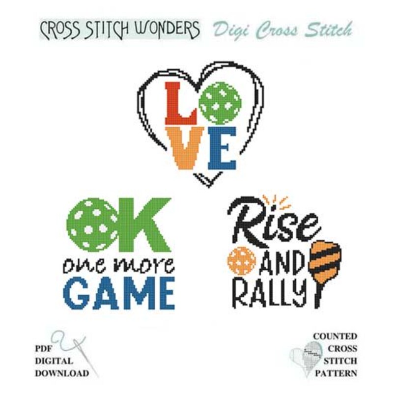 Love Phrases Cross Stitch - Etsy