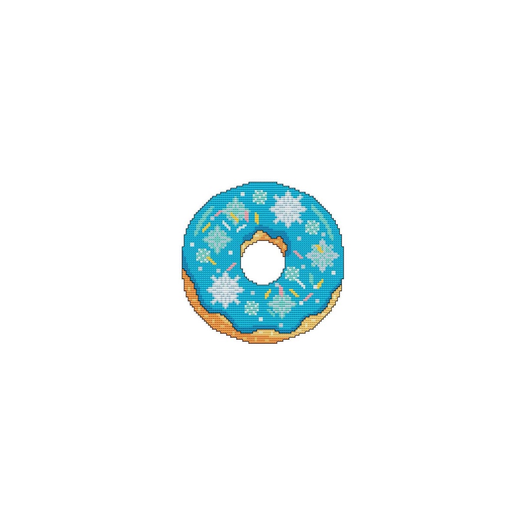 January,donuts,a Year Of, A Year of Donuts,winter,snowflake,monthly ...