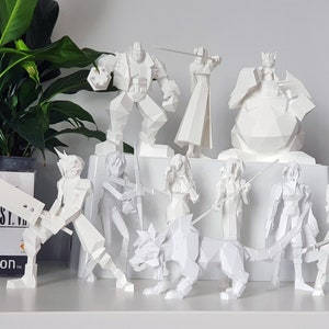 Aerith Gainsborough - Final Fantasy VII - Figurine - 3D Printed ...
