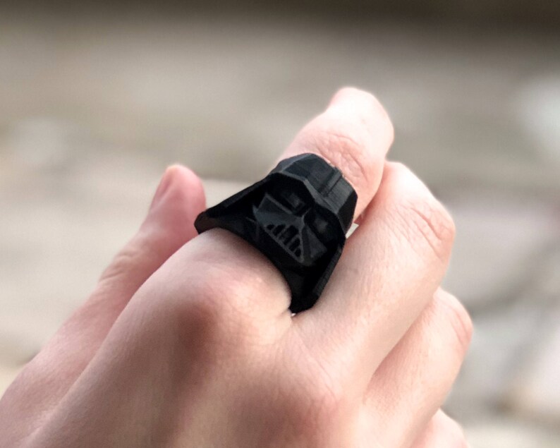 3 X Star Wars Ring: Yoda Glow in the Dark Darth Vader and - Etsy