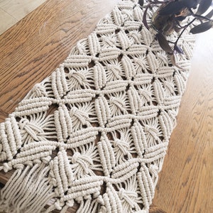 Macramé Hand Made Table Runner,bohemian Table Runner,weddings, Ceremonies, and Events, Boho Home ...