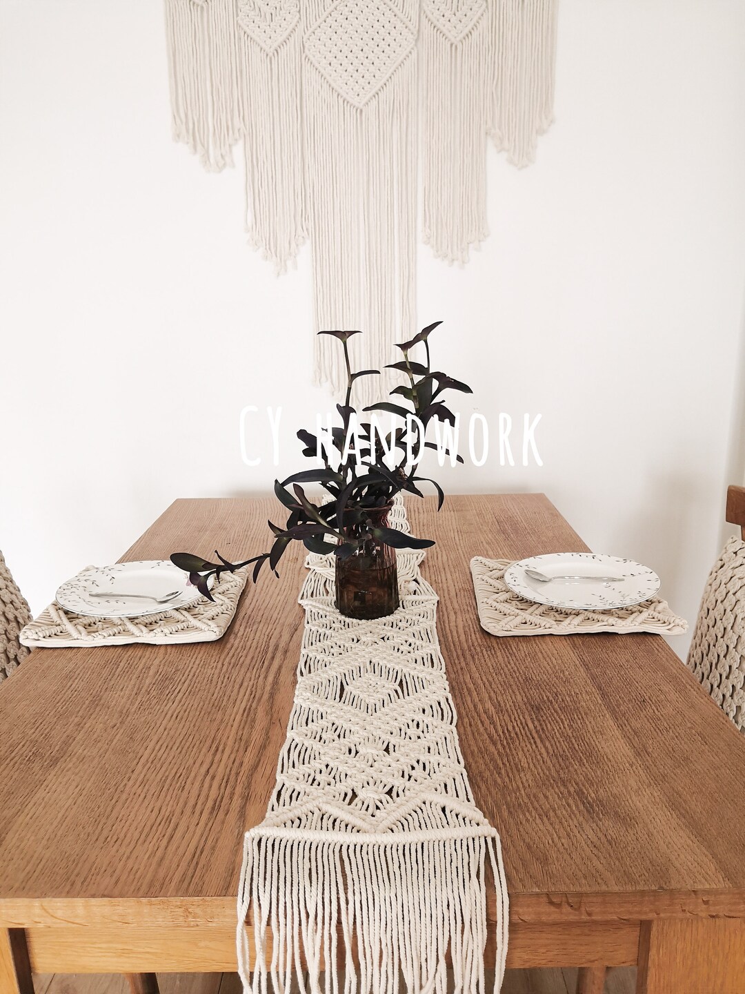 Macramé,bohemian Table Runner,weddings, Ceremonies, and Events, Boho ...