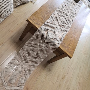 Macramé,bohemian Table Runner,xx-tral Long Handmade Weddings, Ceremonies, and Events, Boho Home ...