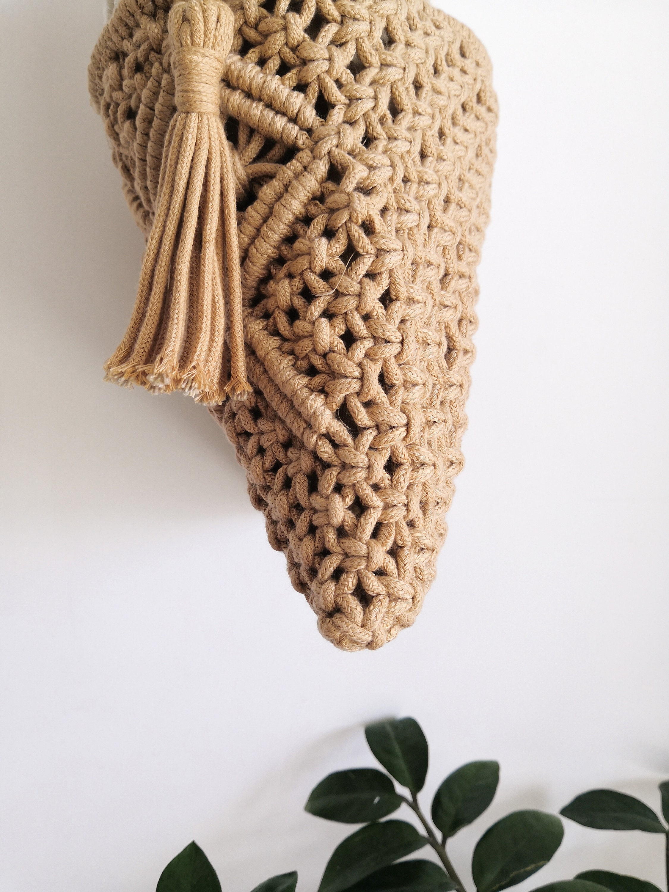Casual Macrame Shoulder Bagbohosummer Bagcrochet Handmade2 - Etsy