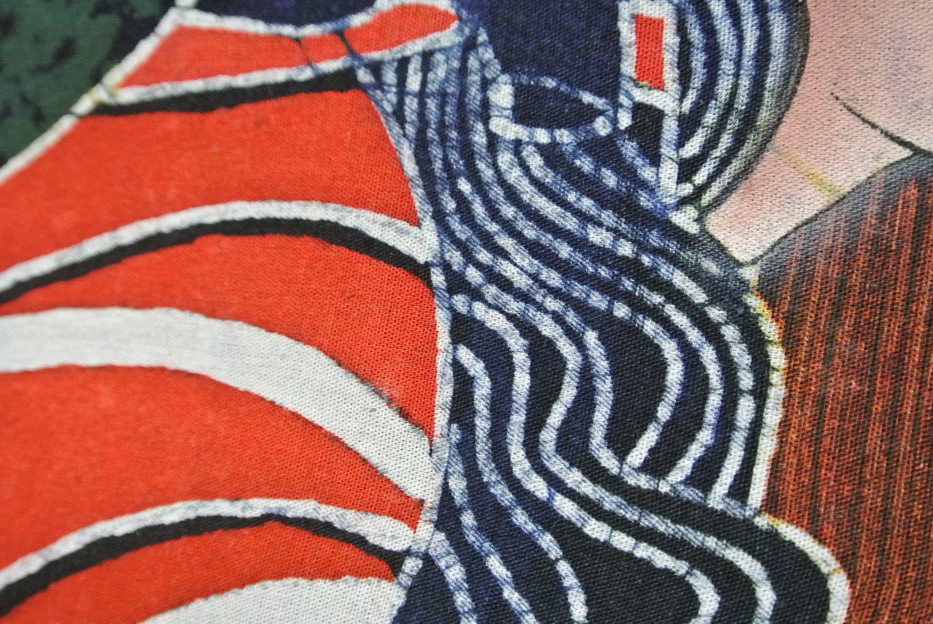 Vintage batik Painting Tapestrythe Shepherdessgood Luck for | Etsy