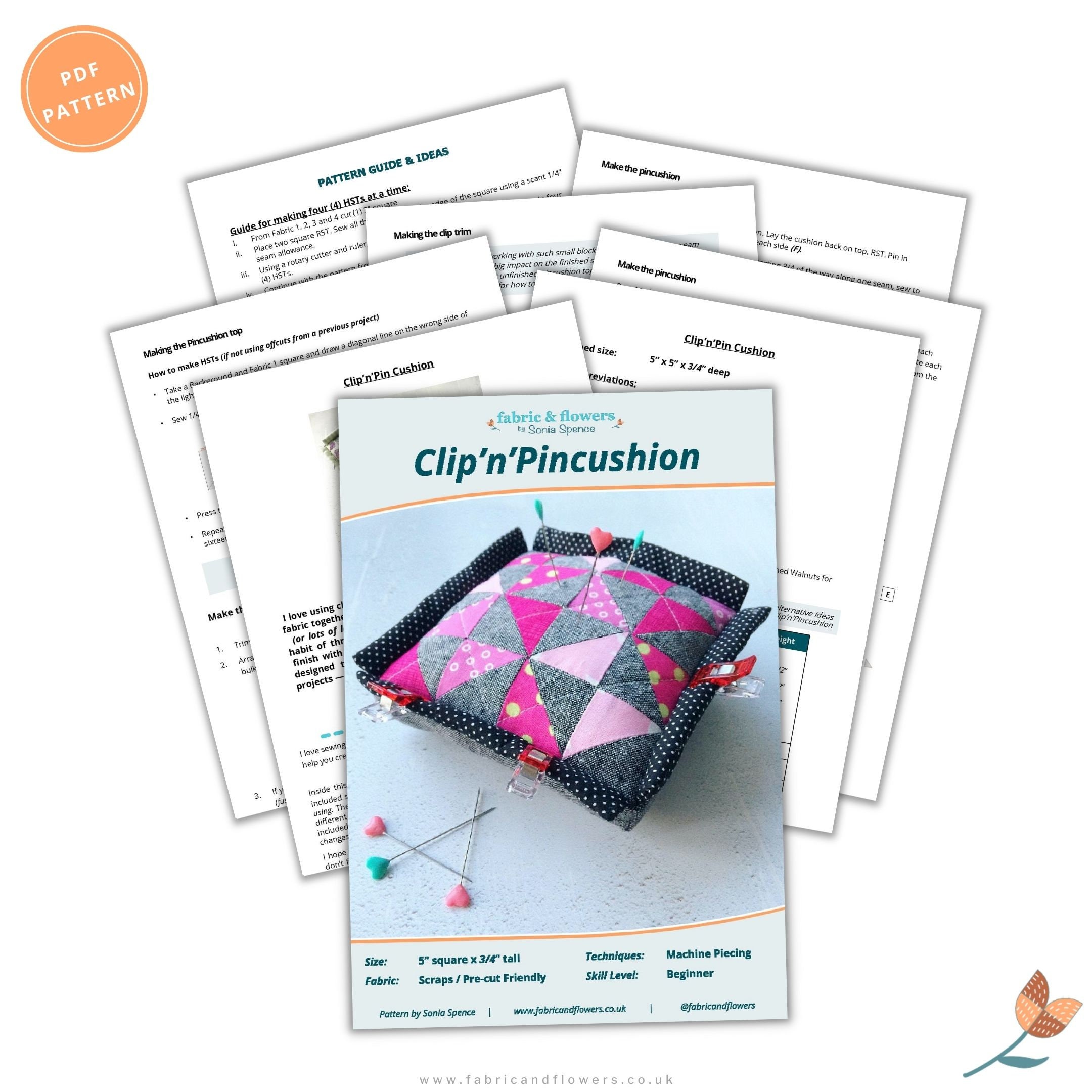 Clip'n'pincushion Pin Cushion and Clip Cushion in - Etsy