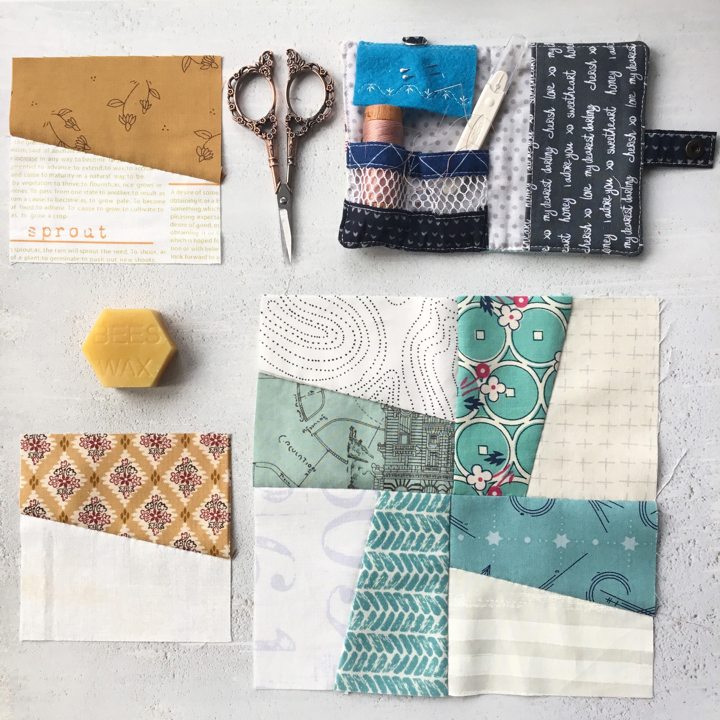 Mindful Sewing Sampler Quilt PDF Pattern includes 3 | Etsy