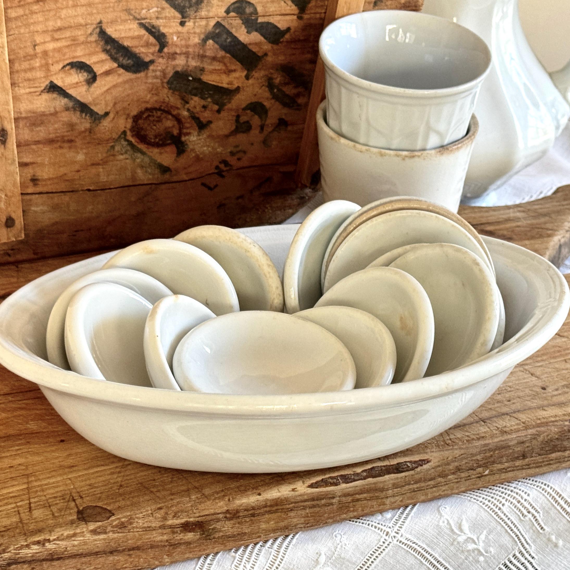 Antique Ironstone Paneled Oval Bowl Jacob Furnivals 19th Century ...