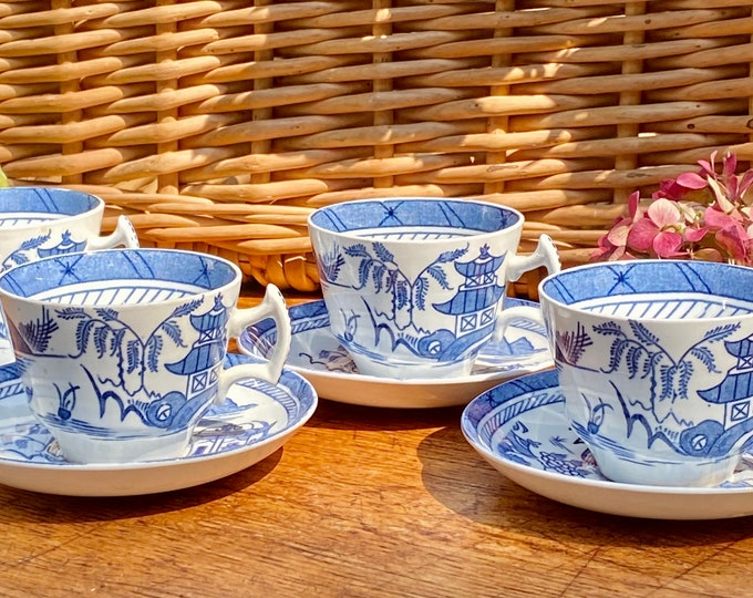 Vintage Canton Demitasse Cup and Saucer Wood & Sons Woods Ware ...