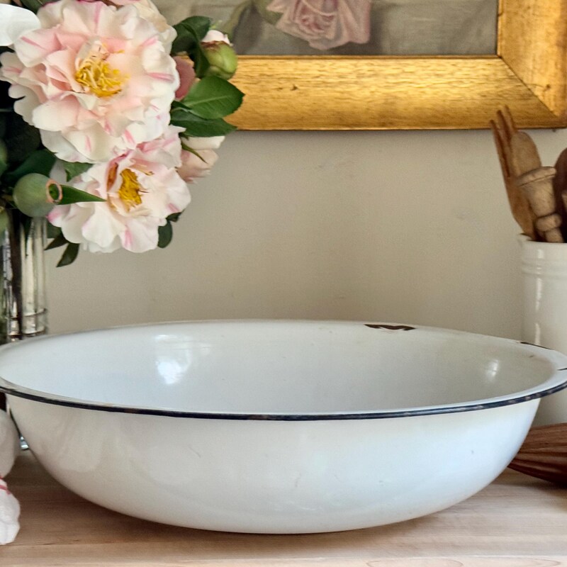Enamel Wash Basin - Etsy