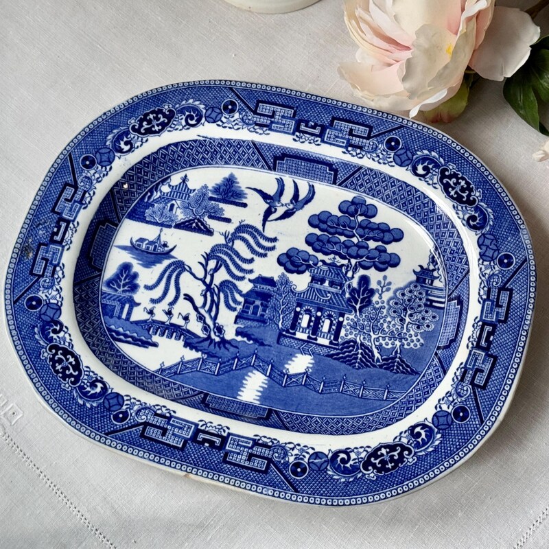 Willow Pattern Plate - Etsy