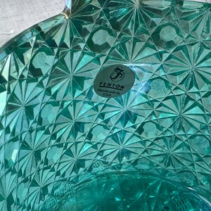 Fenton Opalescent Turquoise Daisy Button Covered Jar Mermaid Wedding ...