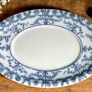 Antique Copeland Spode Blue Grey Delhi Footed Vegetable Tureen ...