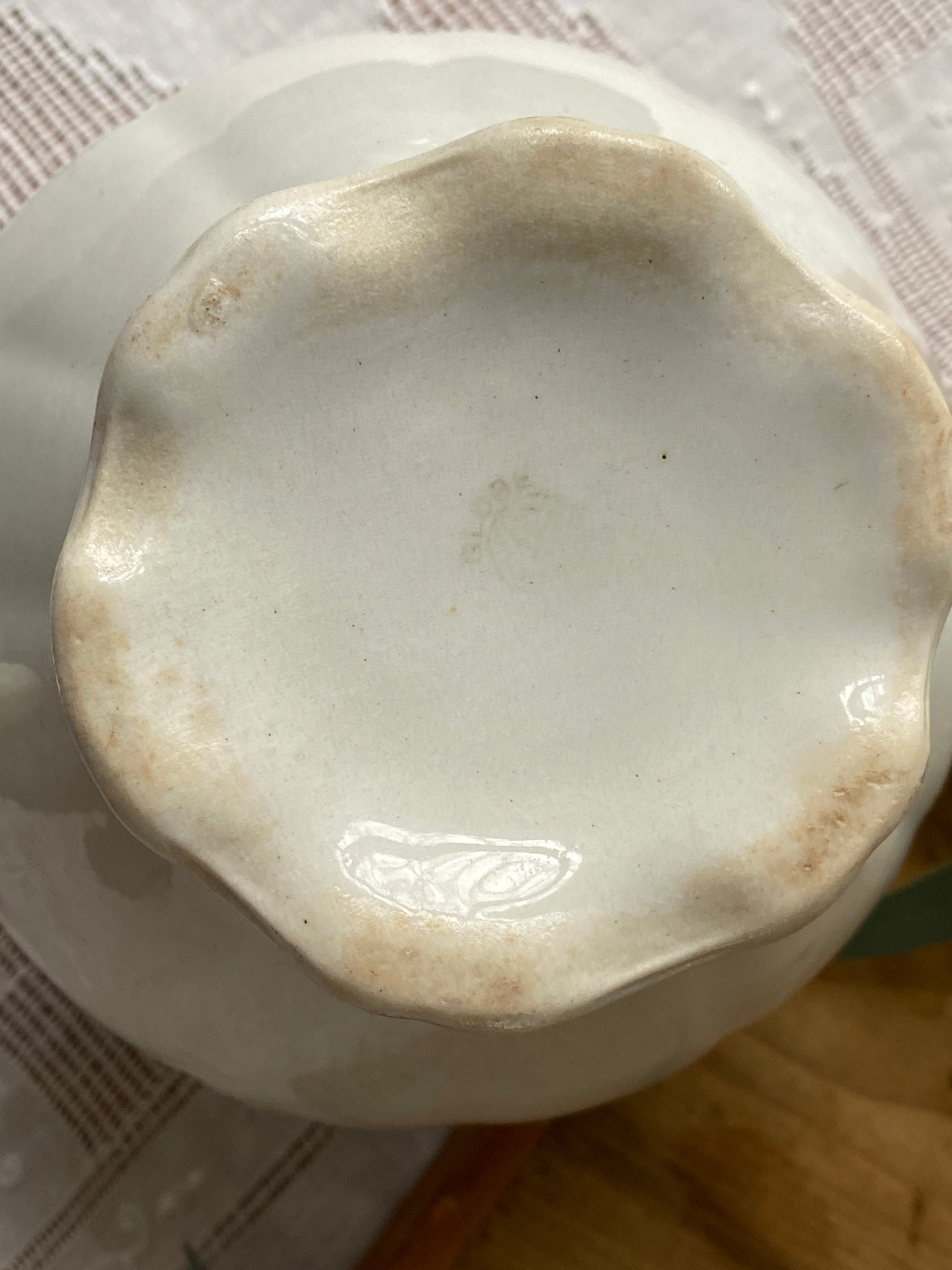 Antique Ironstone Embossed Jug Scrolls Pearls Pitcher Globe - Etsy