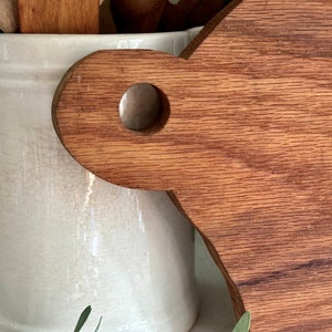 Vintage Wood Pig Bread Board Primitive Cheese Cutting Charcuterie ...