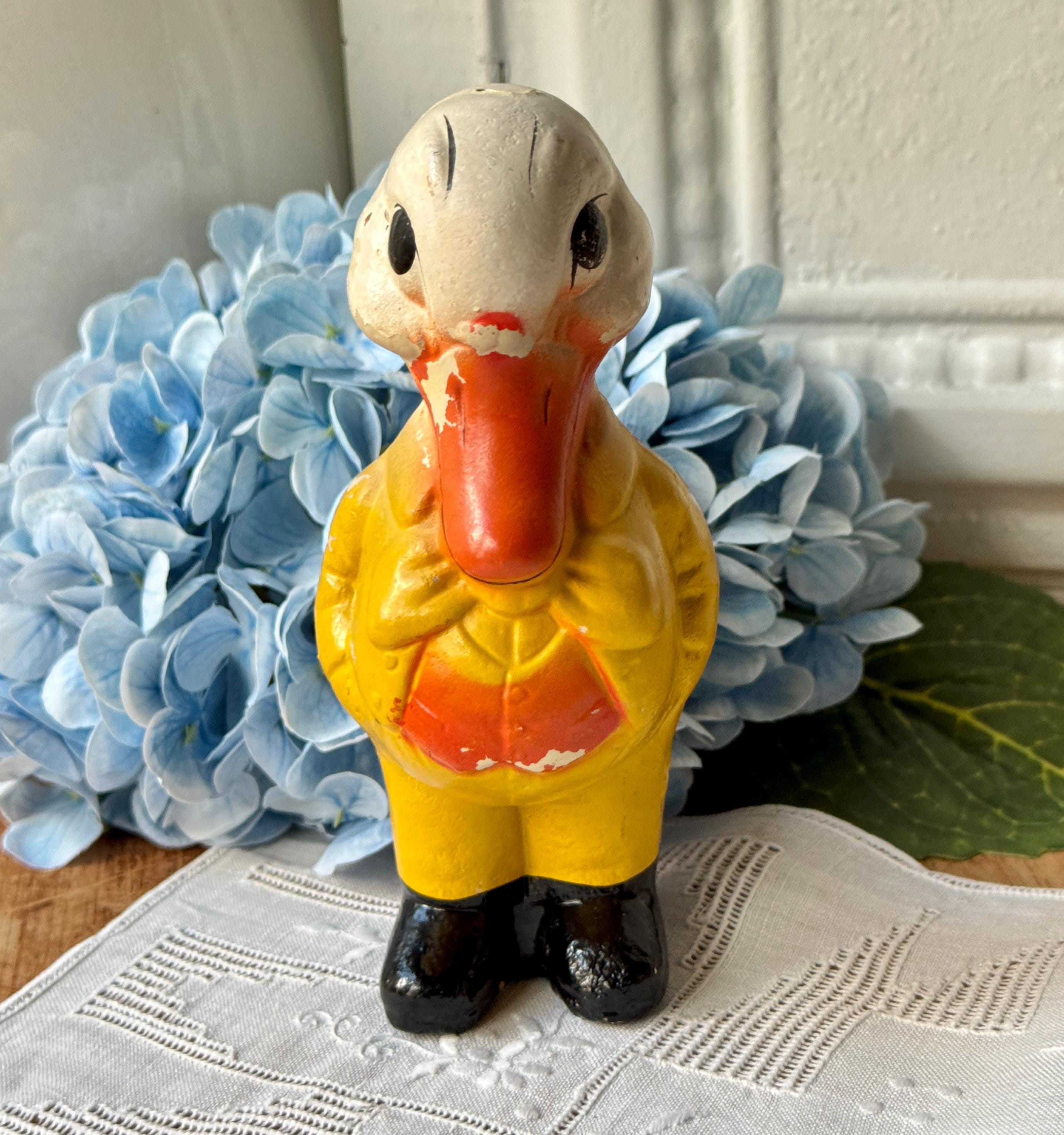 Vintage Paper Mache Tuxedo Duck Candy Container Easter Topper - Etsy