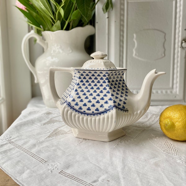 Ironstone Teapot - Etsy