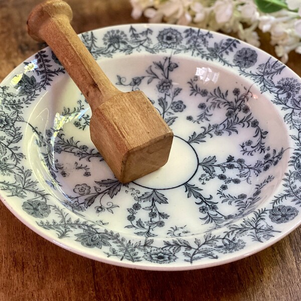 Antique Blue Transferware Bowl - Etsy