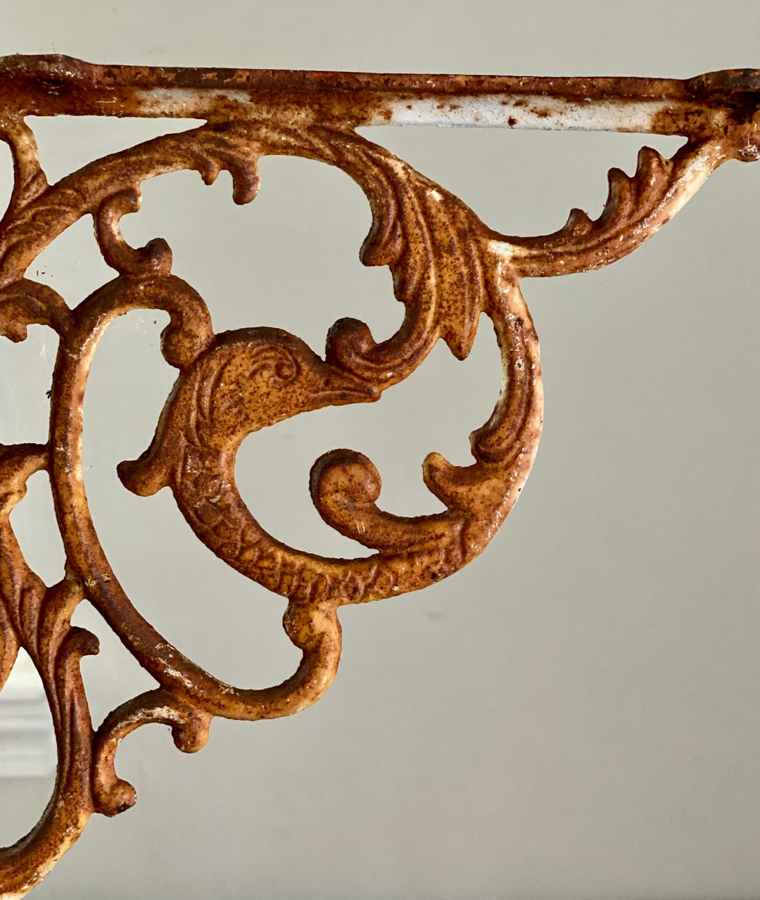 Antique Victorian Koi Fish Scrolls Large Cast Iron Shelf - Etsy