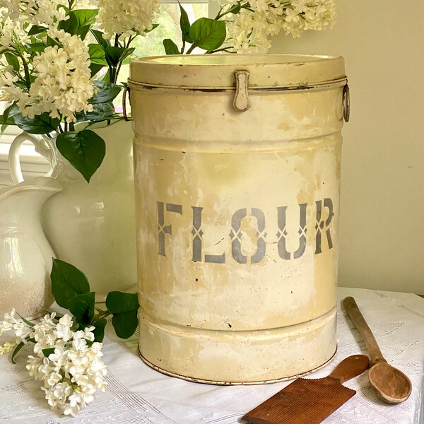 Flour Tin - Etsy