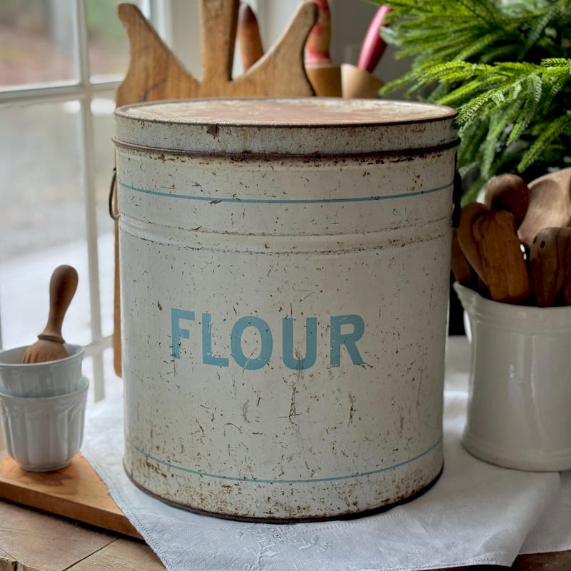 Flour Tin - Etsy
