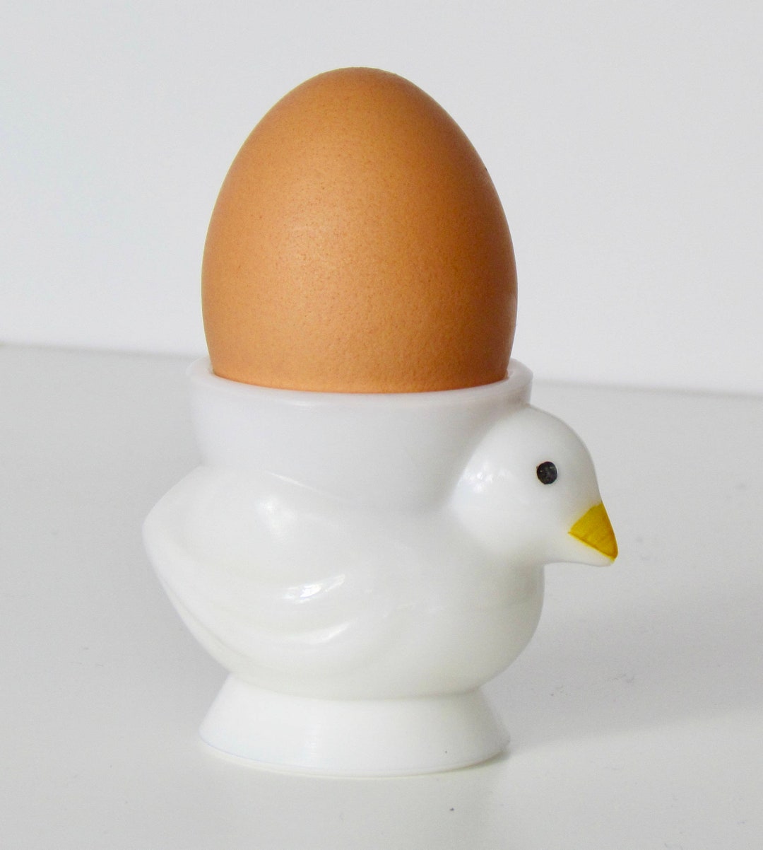 Vintage Milk Glass Chick Egg Cup Opalex Made in France French Farmhouse ...