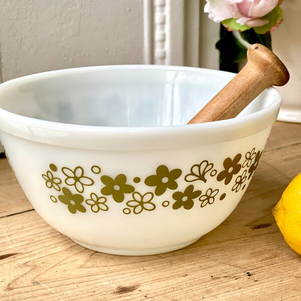 Green Flower Pyrex - Etsy