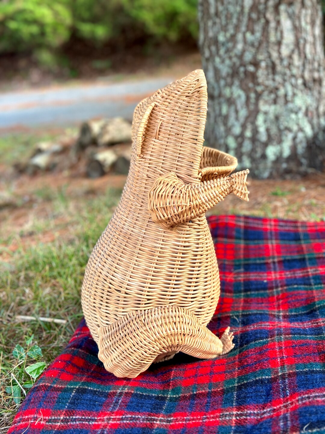 Vintage Frog Basket Storage Mid Century 1960's Bedroom Decor - Etsy