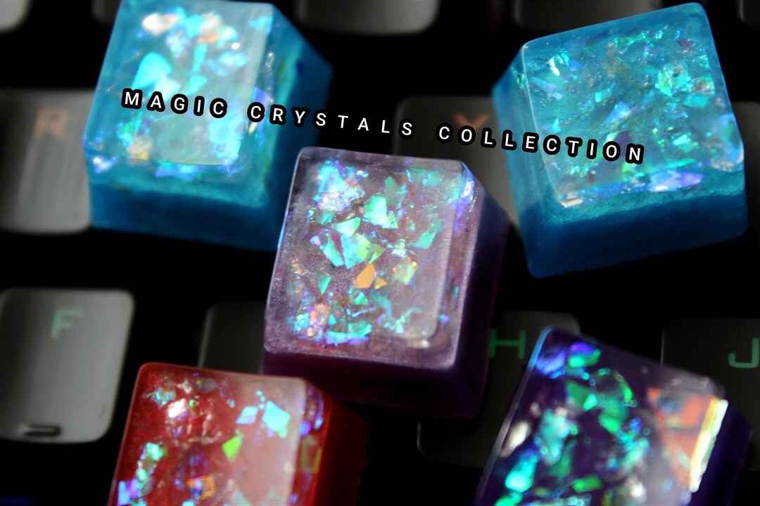 Magic Crystals Artisan Keycaps for Mechanical Keyboards - Etsy