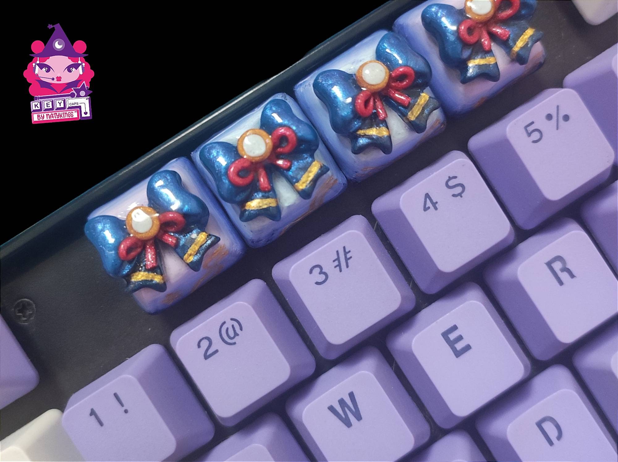 Ayaka inspired keycaps from Genshin Impact / Genshin keycaps / - Etsy ...