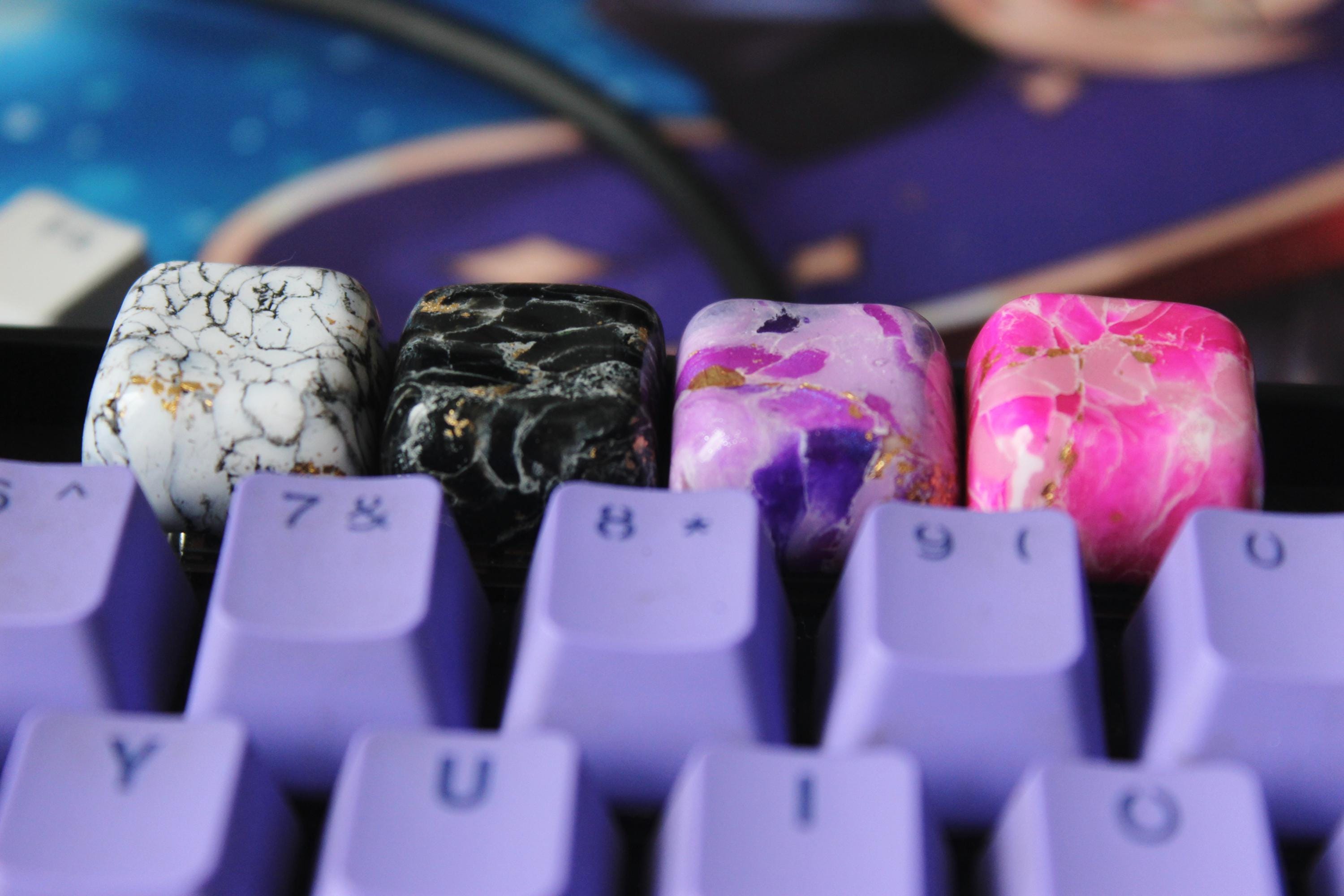PBT Artisan Keycap Marbled Effect Ceramic Keycaps XDA Profile, Gaming ...