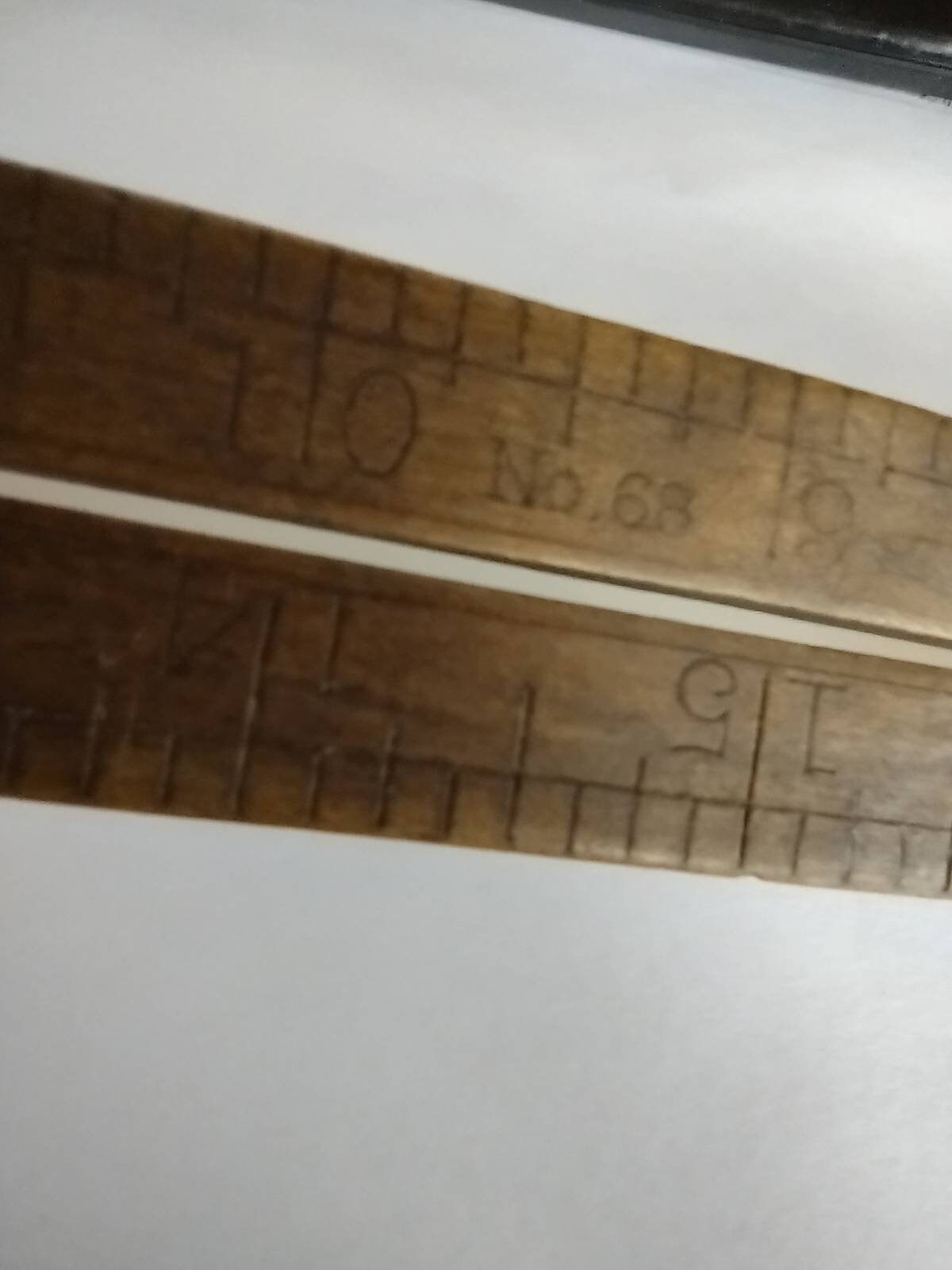 Vintage Stanley Rule and Level Co. No 68 Folding Wooden 2' Rule ...