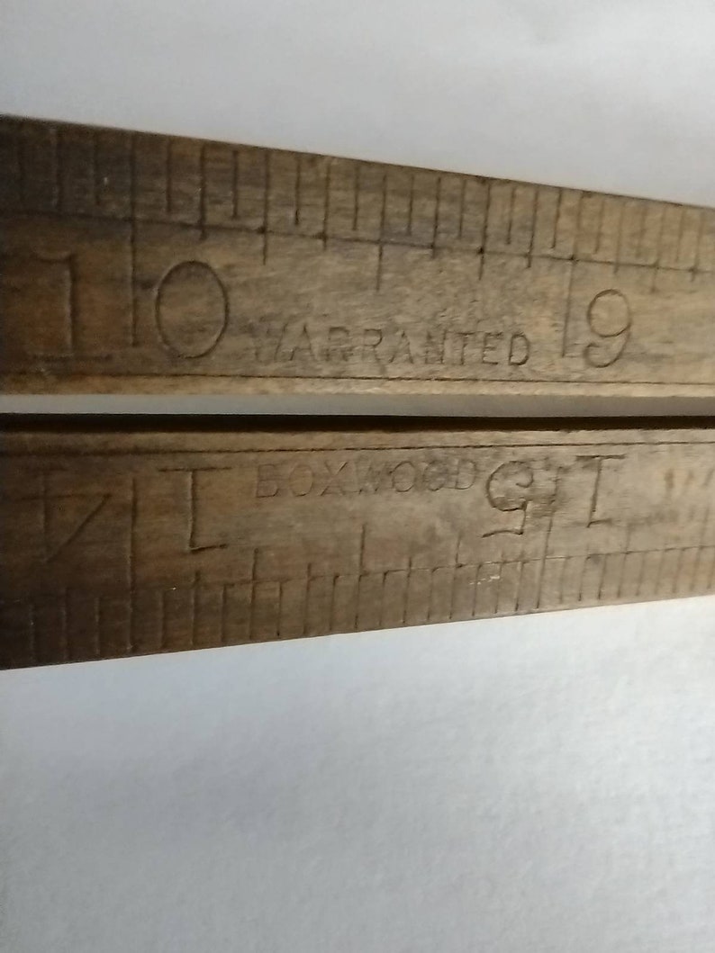 Vintage Stanley Rule and Level Co. No 68 Folding Wooden 2' Rule ...