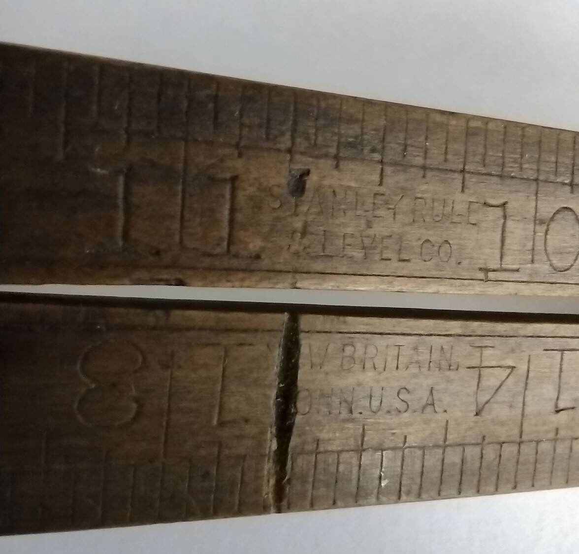 Vintage Stanley Rule and Level Co. No 68 Folding Wooden 2' - Etsy