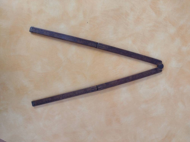 Vintage Stanley Rule and Level Co. No 68 Folding Wooden 2' Rule ...