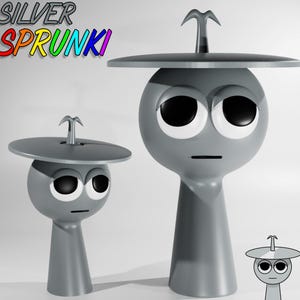 Sprunki Collectible Figure, 3D Printed Gamer Desk Decor, Incredibox ...