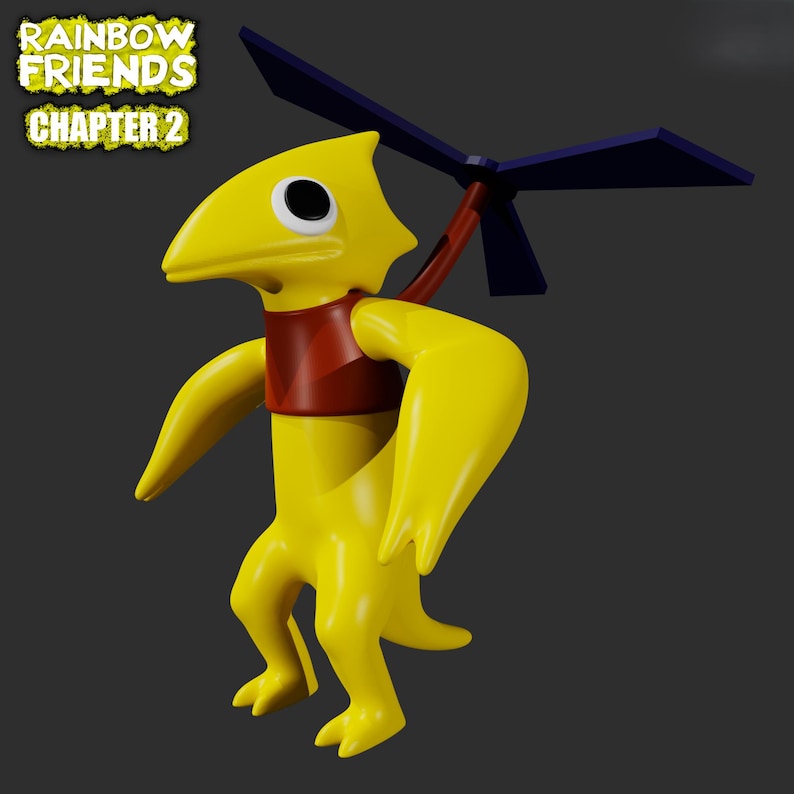 Handmade Rainbow Friends Figure – 3D Printed Roblox Collectible - Etsy