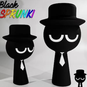 Sprunki Collectible Figure, 3D Printed Gamer Desk Decor, Incredibox ...