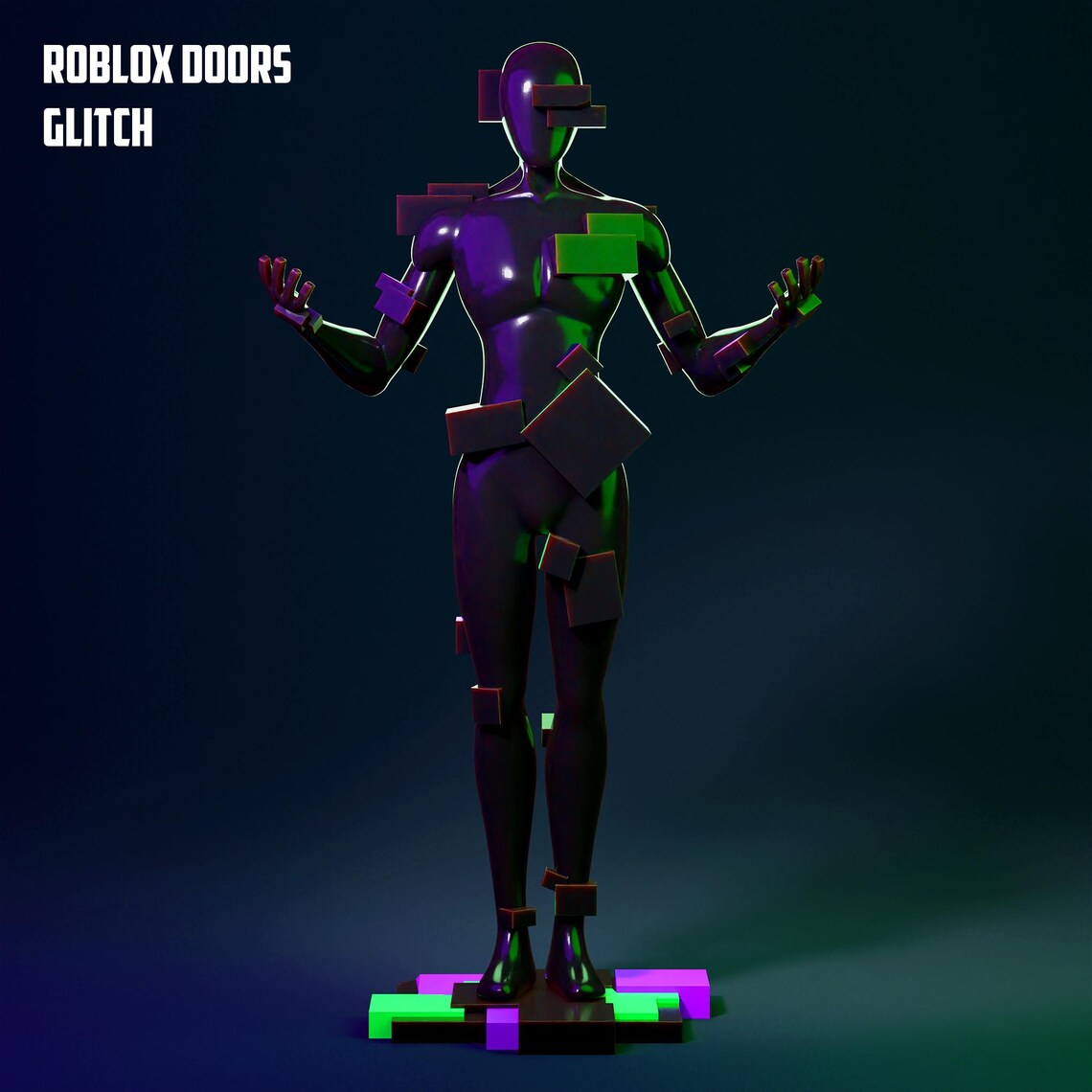Roblox DOORS 3D Printed Figures - Painted/unpainted Figure, Seek ...