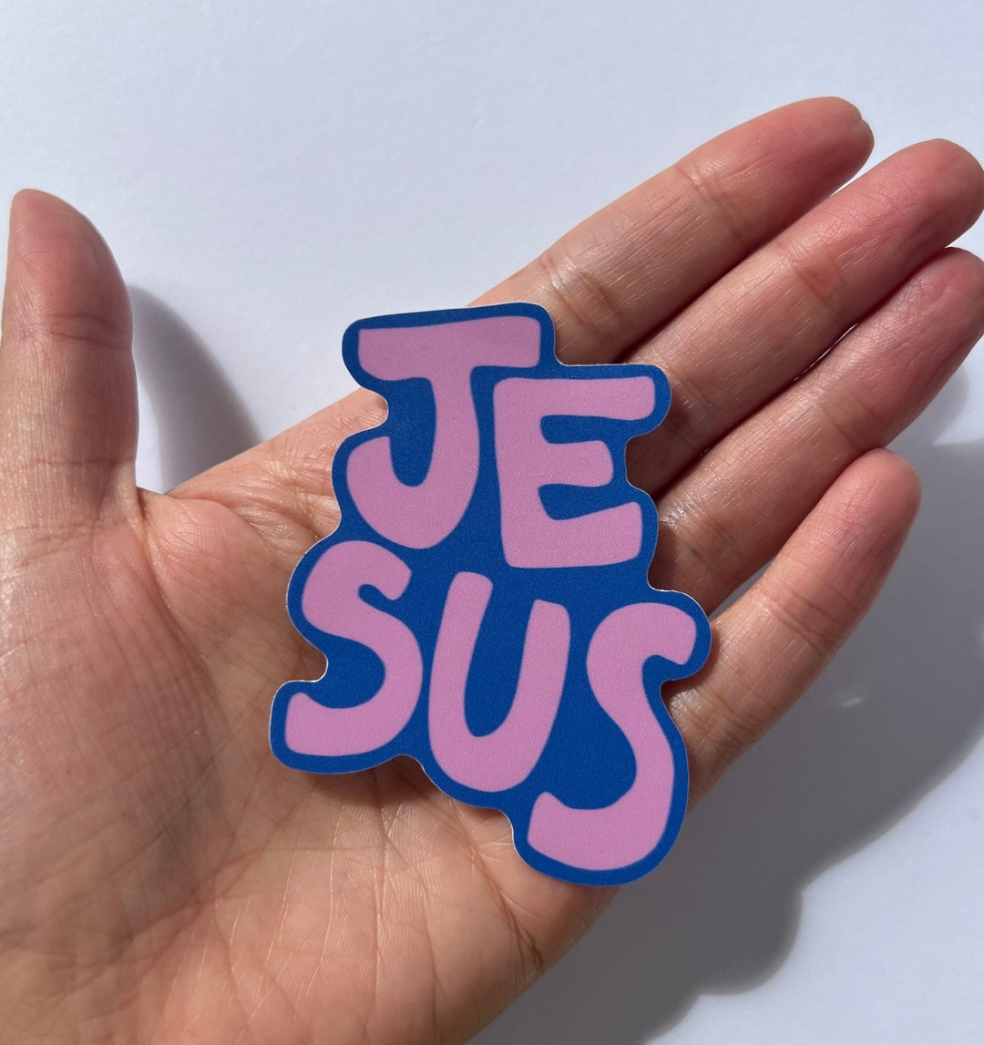 JESUS Sticker | Waterproof Christian Sticker | Bible Sticker | Laptop ...