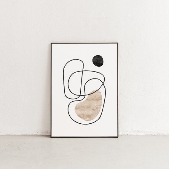 Abstract Line Drawings Color