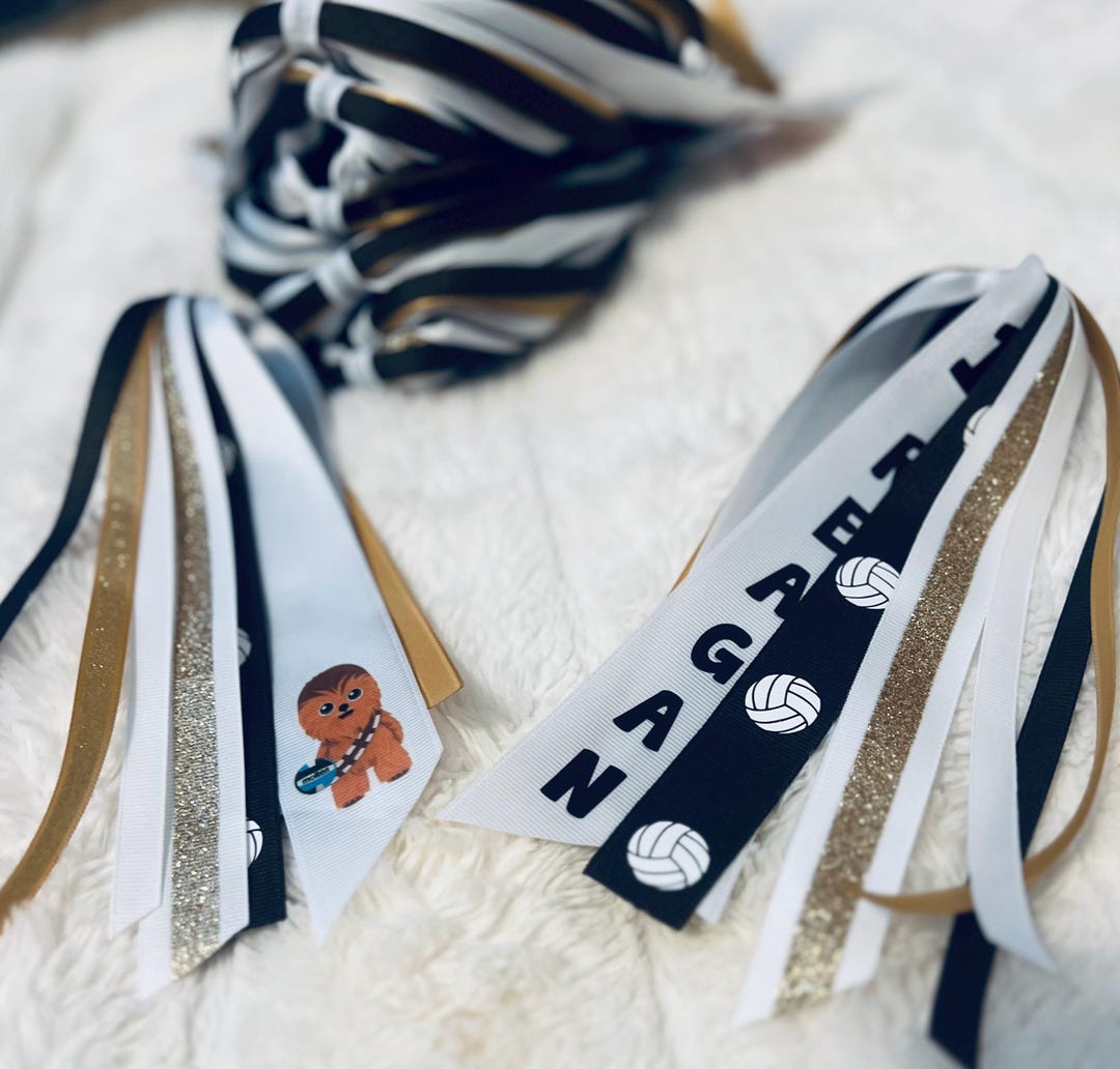 Design Your Own Sports Ponytail Ribbons-custom - Etsy
